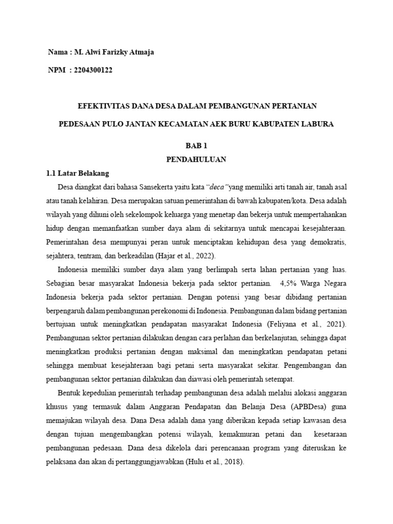 Tugas Metode Riset Alwi | PDF