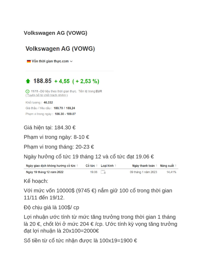 Volkswagen AG | PDF