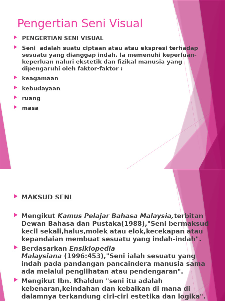 BAB 1 - Maksud SENI | PDF