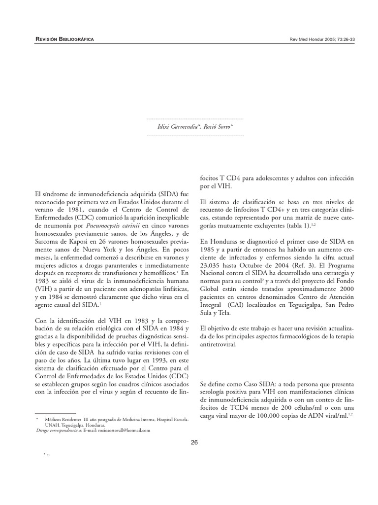 Terapia Antiretroviral VIH | PDF | VIH / SIDA | VIH