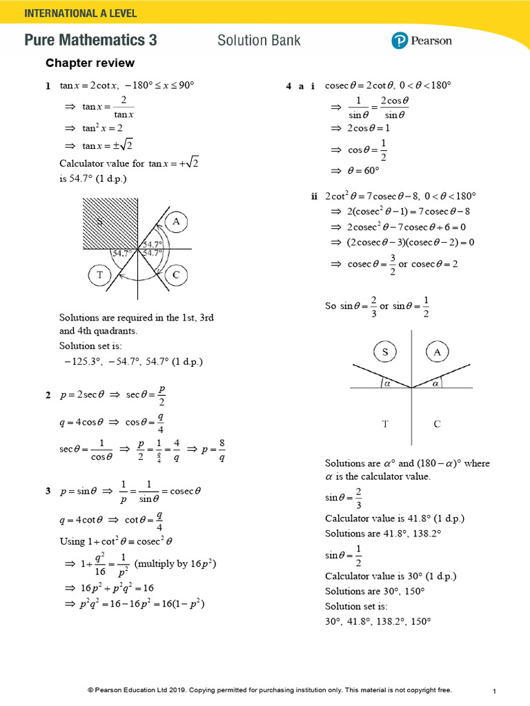Httpspmt.physicsandmathstutor.comdownloadMathsA LevelC3Solutionbank ...