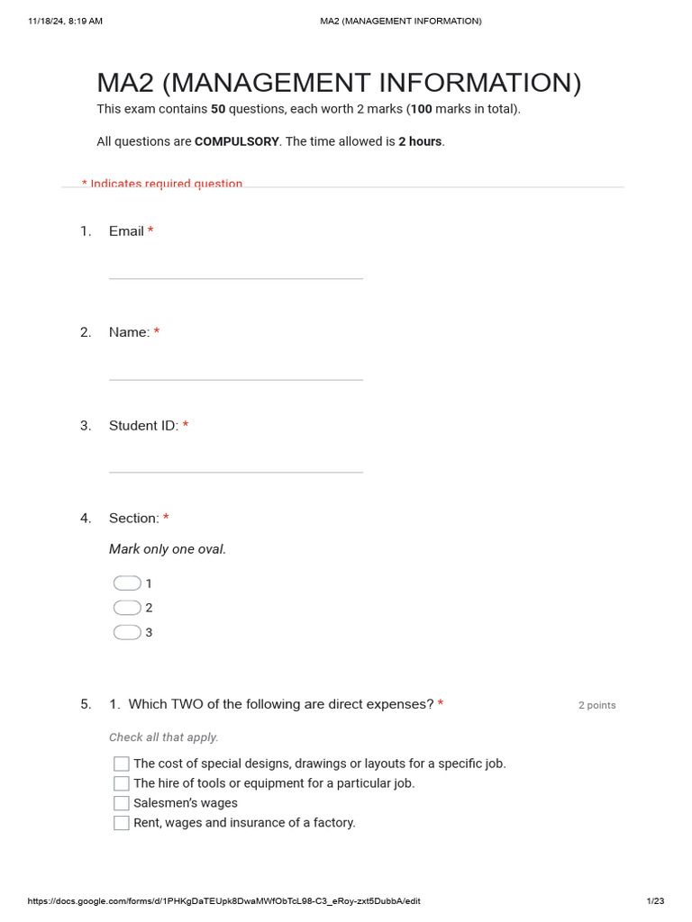Mock 1 MA2 0724 | PDF | Net Present Value | Internal Rate Of Return Mock 1 MA2 0724 | PDF | Net Present Value | Internal Rate Of Return