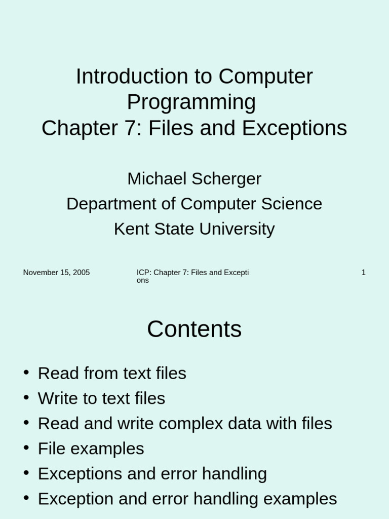 Chapter_7 | PDF | Computer File | Computing