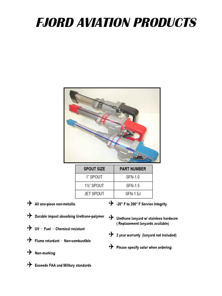 OPW 295 Spout Covers | PDF