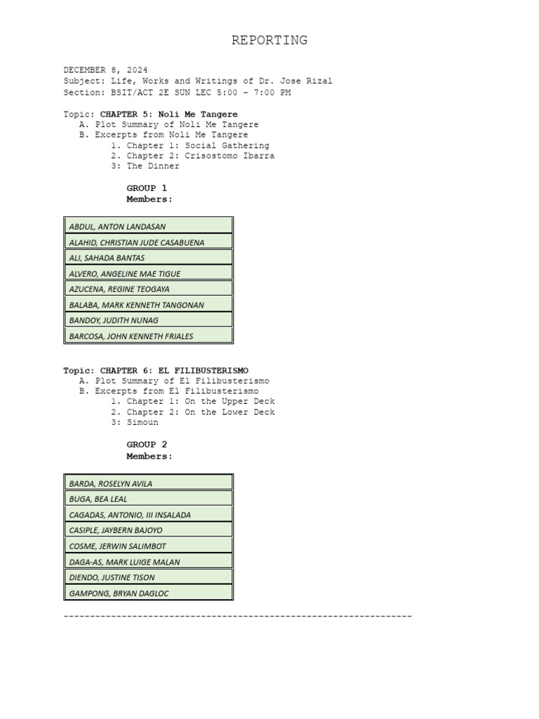Reporting Bsit 2e | PDF