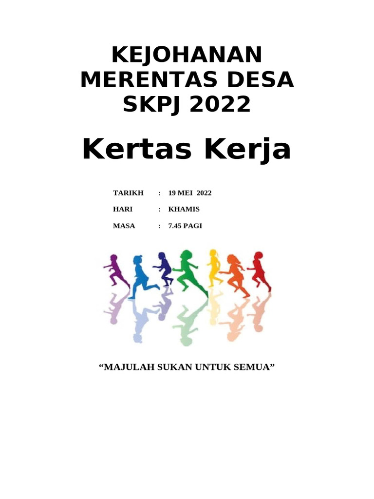 KEJOHANAN MERENTAS DESA 2022 Siap | PDF