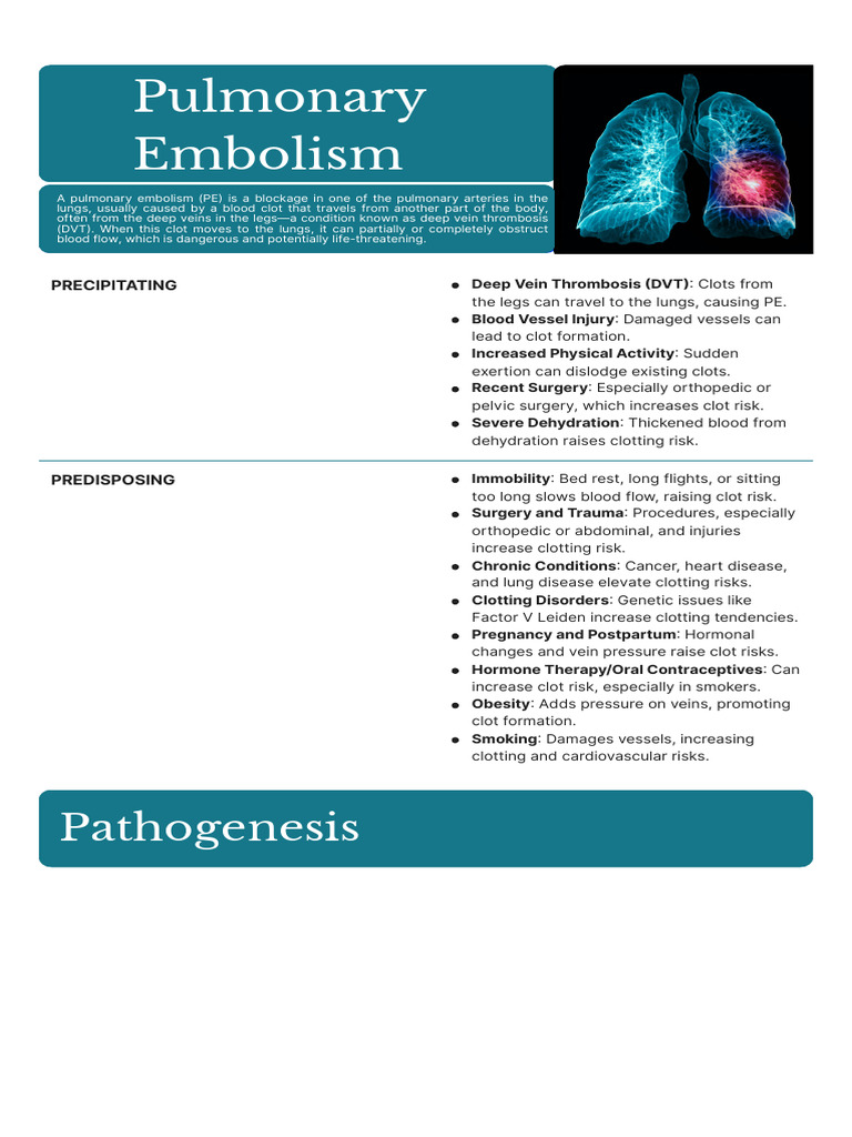 Legal Pulmonary Embolism | PDF | Thrombosis | Thrombus