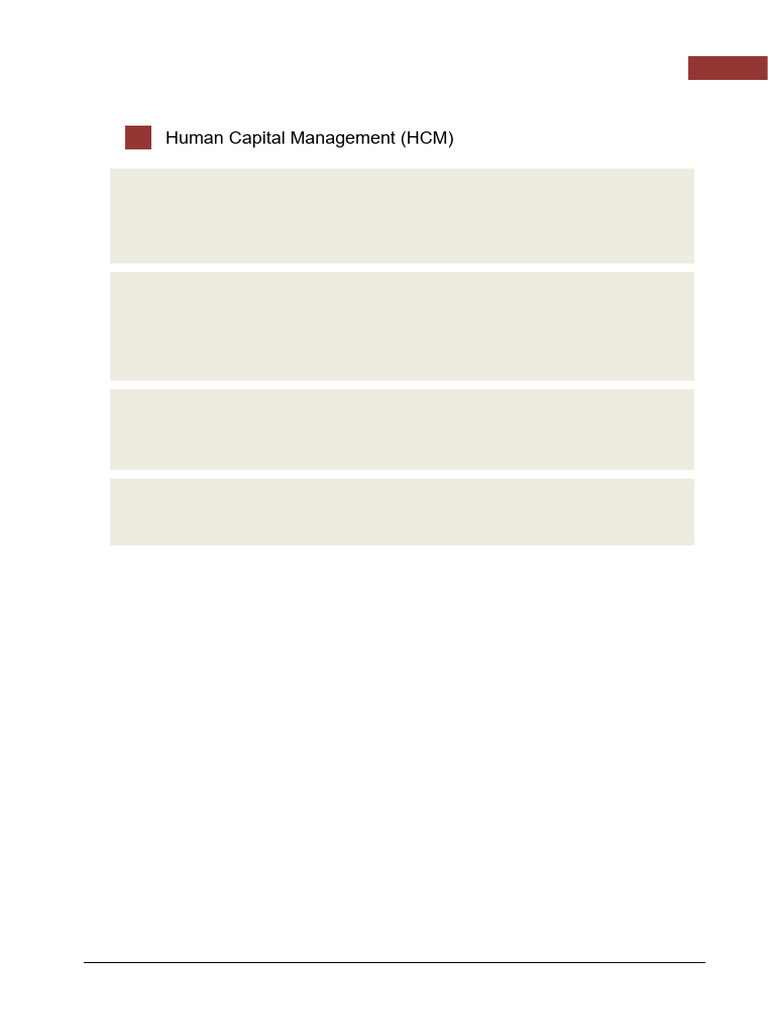 Human Capital Management - Data Sheet-3 | PDF