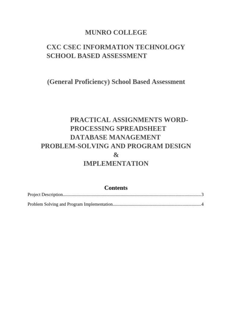 SBA 2024-2025 Updated | PDF | Spreadsheet | Computer Program