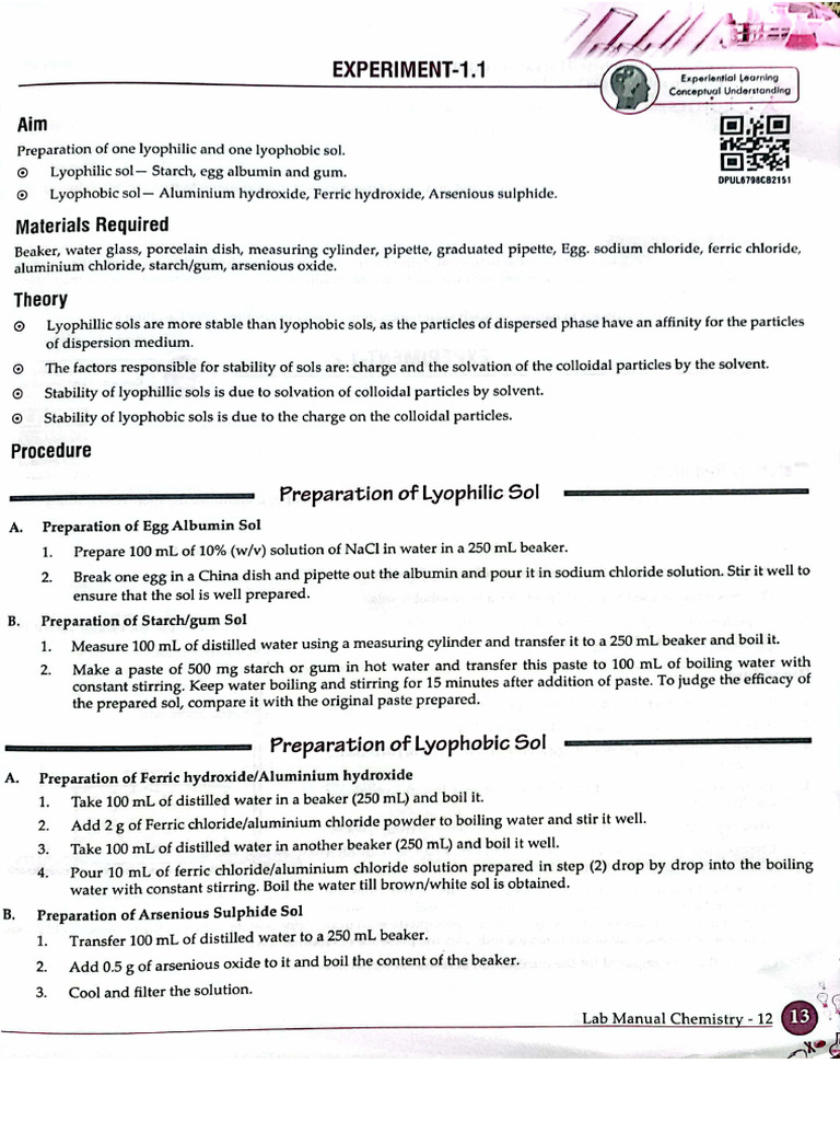 Chemistry Practical | PDF