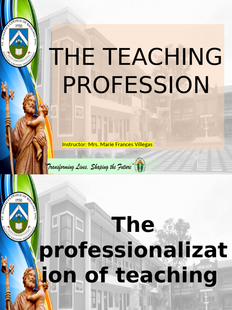 Pptx.educ101 Copy | PDF | Teachers | Profession