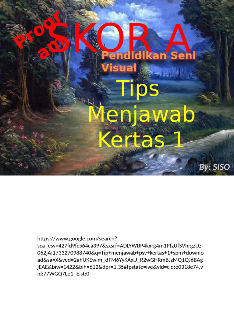 Tips Menjawab PSV SPM Kertas 1 | PDF