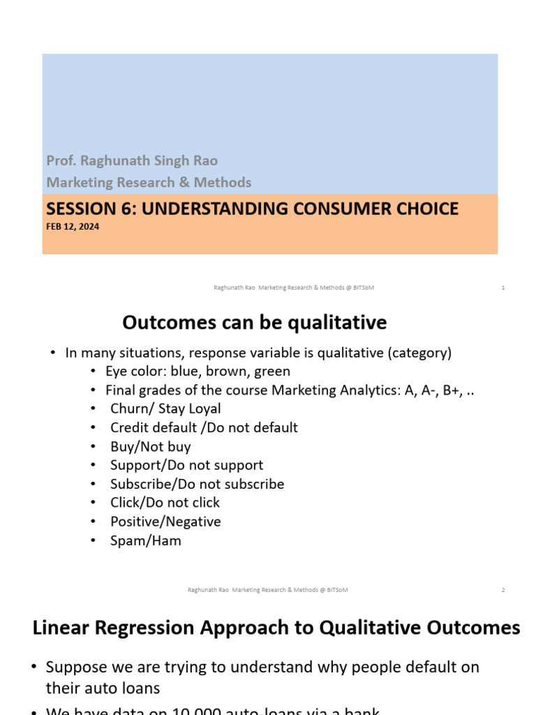 Session6 Choice | PDF | Receiver Operating Characteristic | Sensitivity And Specificity