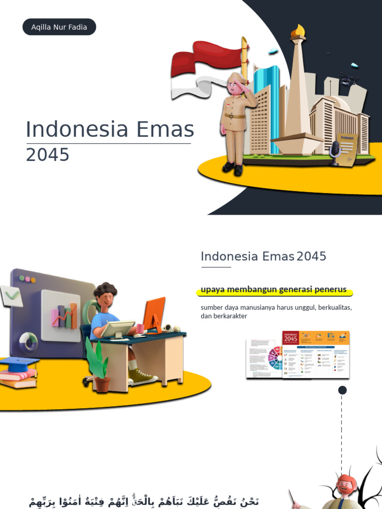 A019 - Aqilla Nur Fadia - Indonesia Emas 2045 | PDF