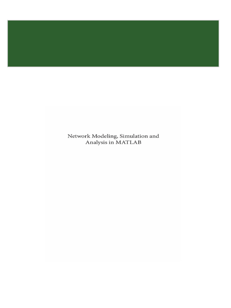 Download Full Network Modeling Simulation and Analysis in MATLAB ... Download Full Network Modeling Simulation and Analysis in MATLAB ...