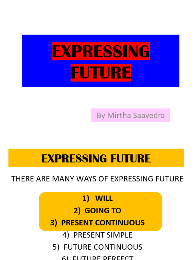Expressing Future | PDF
