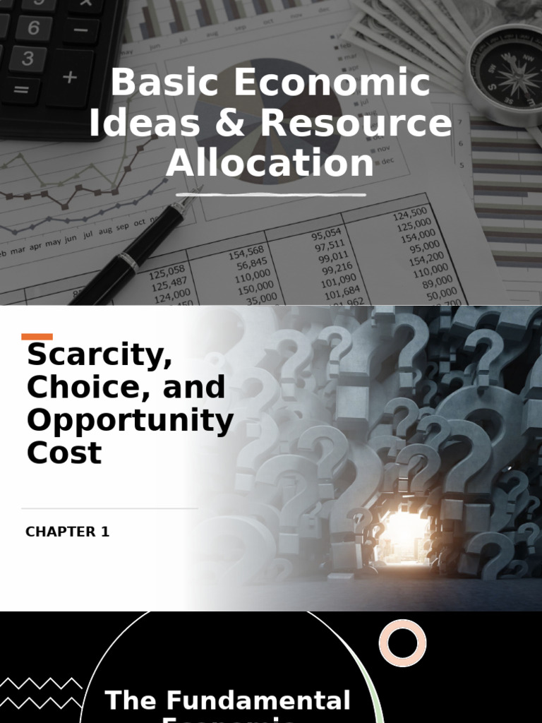 1 Scarcity Choice and Opportunity Cost | PDF | Opportunity Cost ...