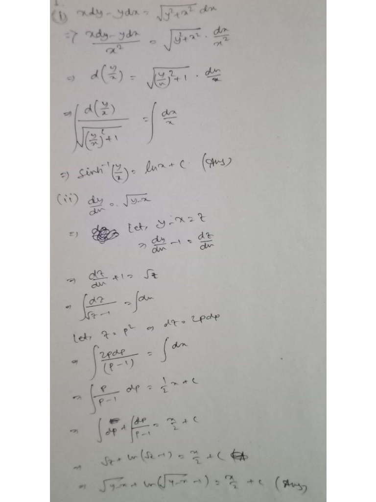 2024 Maths PYQ Part 1 Solution | PDF