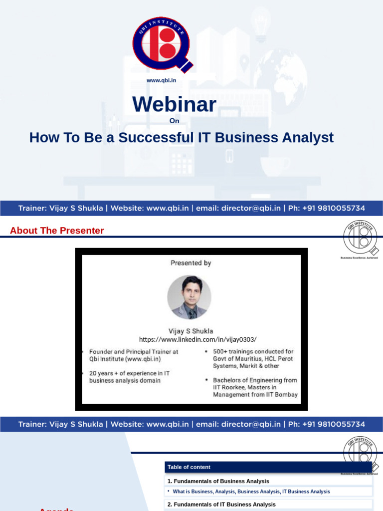 How to Be A Successful Business Analyst | PDF | Scrum (Software Development) | Business Analysis