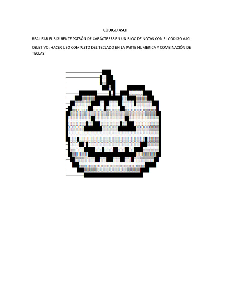 Crea un Fantasmita con ASCII | PDF