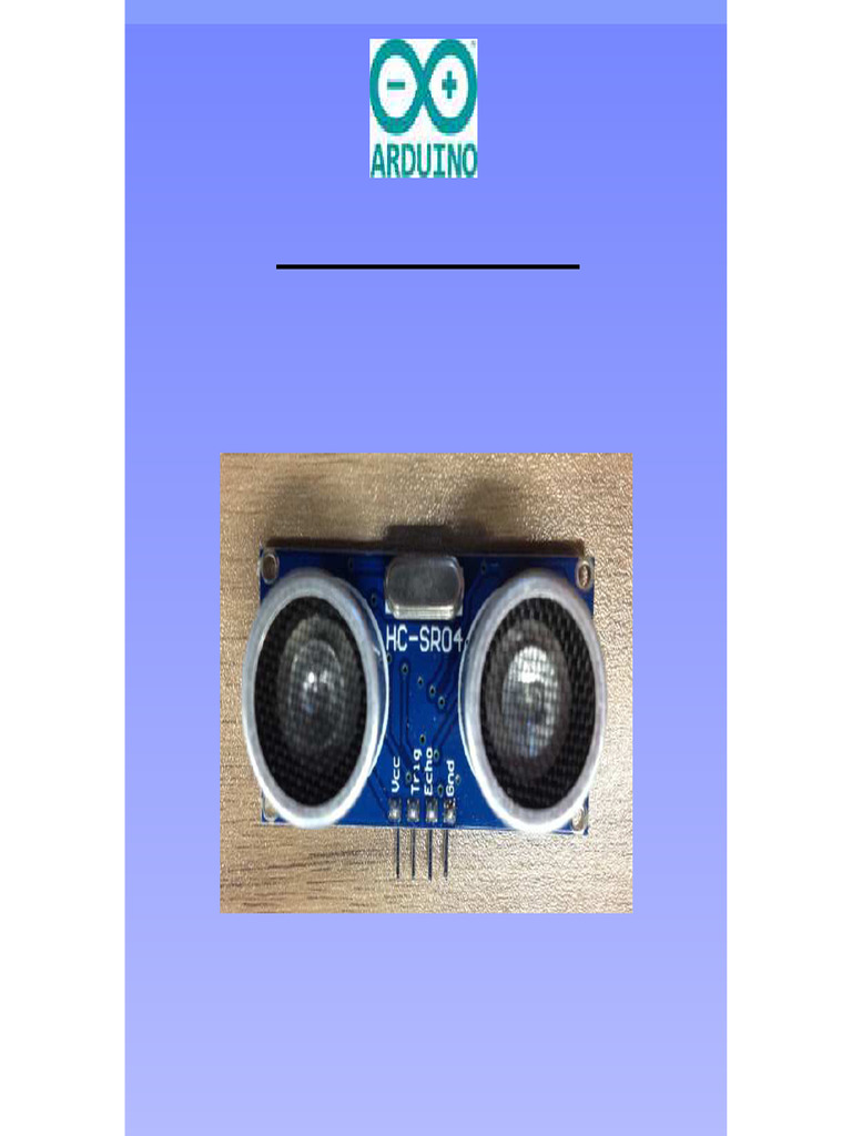 Sensor Ultrasonido HC-SR04: Guía Completa | PDF | Ultrasonido | Sensor