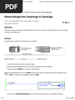Message CIP Paths For Logix Controllers | PDF | Internet Protocols ...