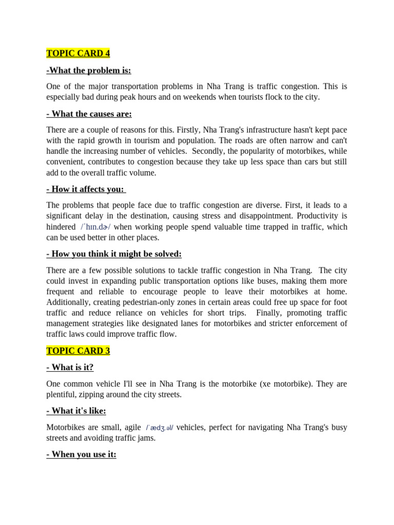 Topic 2 Transportation Problem | PDF | Traffic | Traffic Congestion