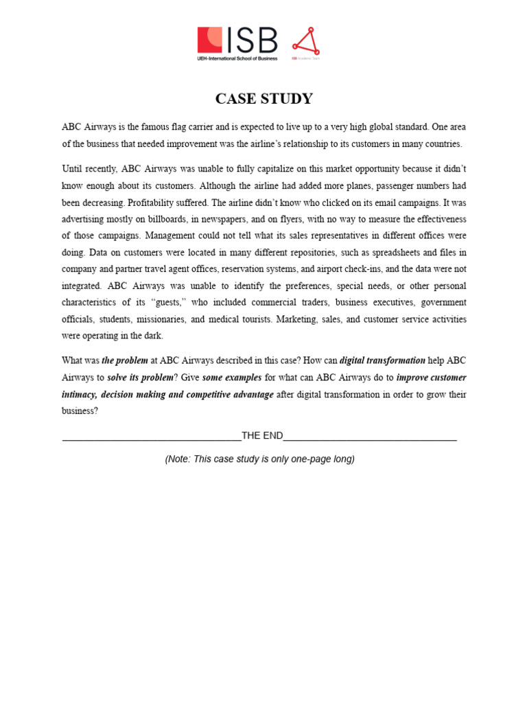 Individual Case Study | PDF