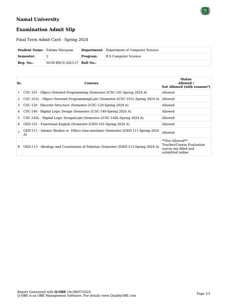 AdmitCard_93172 | PDF