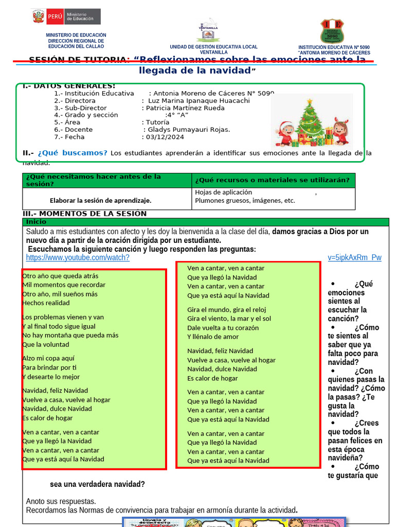 Emociones en Navidad para Niños | PDF | Felicidad | Navidad