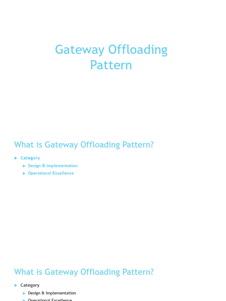 Gateway+Offloading | PDF | Transport Layer Security | Proxy Server