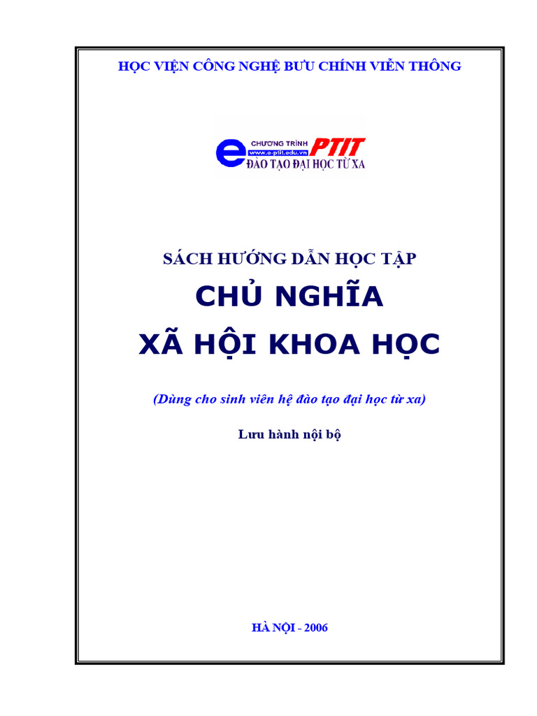 (123doc) Tai Lieu Giao Trinh Chu Nghia Xa Hoi Khoa Hoc | PDF