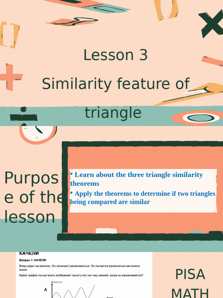 Lesson 3 Similarity Feature of Triangles | PDF