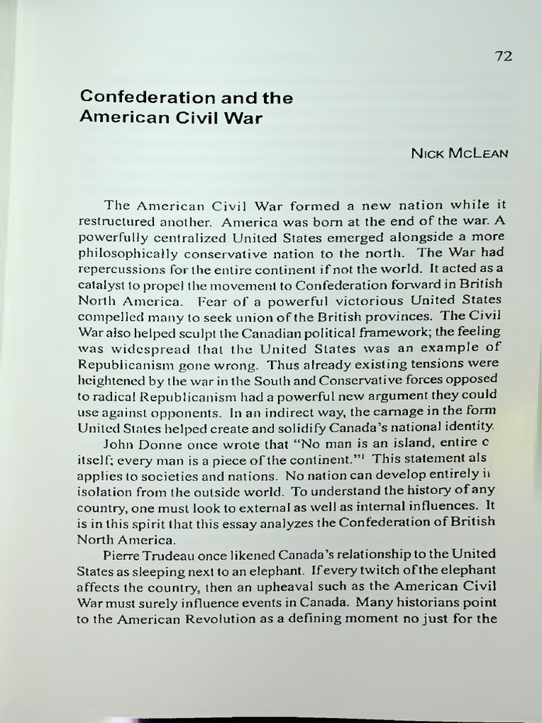 Vol. 23 - Article 5 - McLean P 72-87 | PDF | Republicanism | British Empire