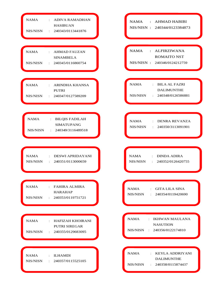 BLANGKO RAPOT VII-4, T.A 2024-2025 | PDF