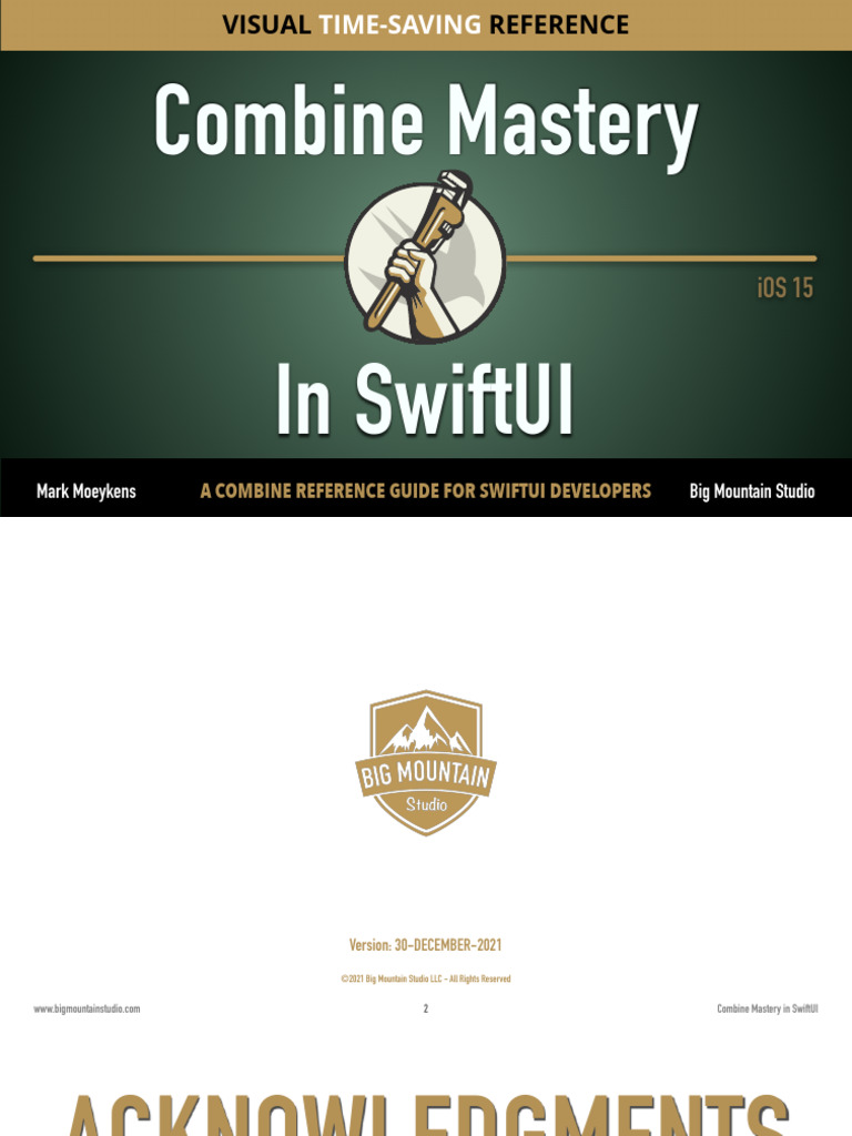 Combine Mastery for SwiftUI Developers | PDF | Swift (Programming ...