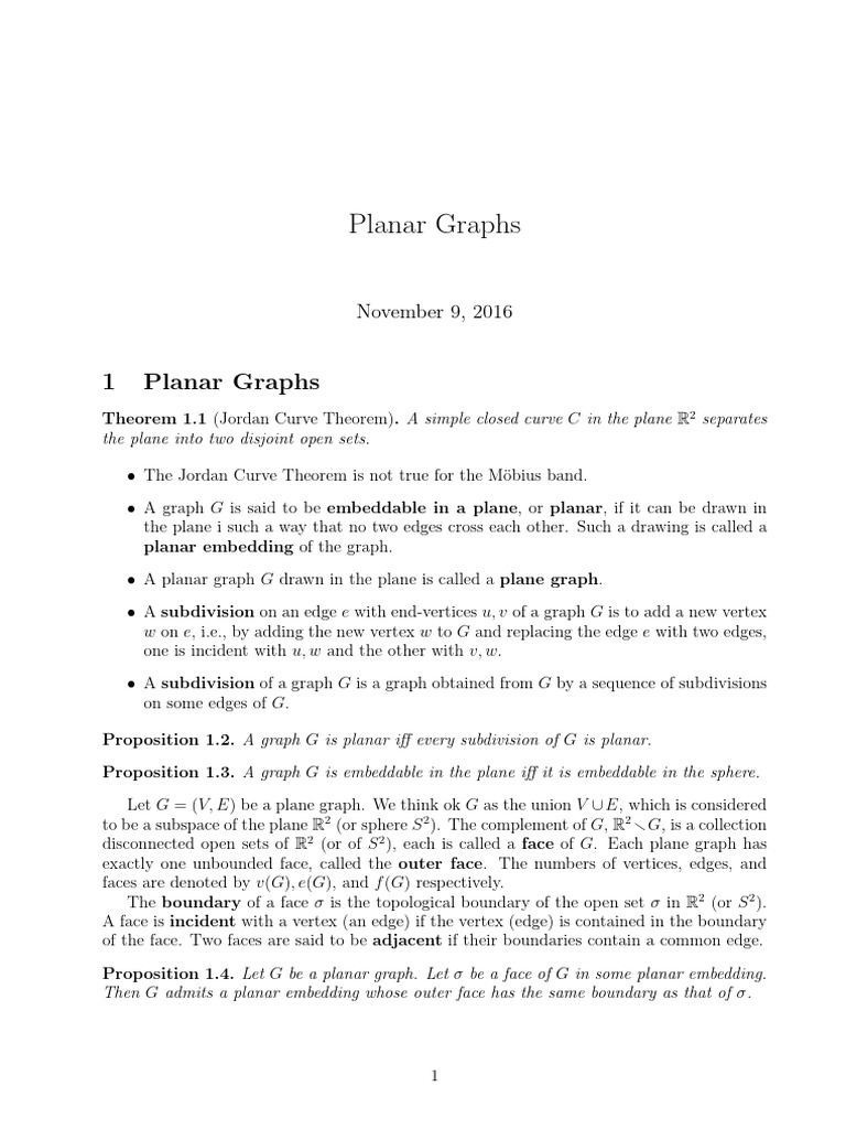 Understanding Planar Graphs and Duality | PDF | Graph Theory | Discrete ...