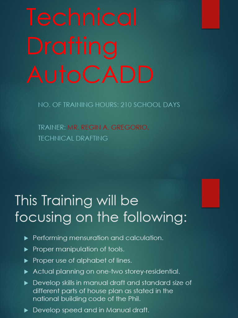 Introduction To Drafting. | PDF
