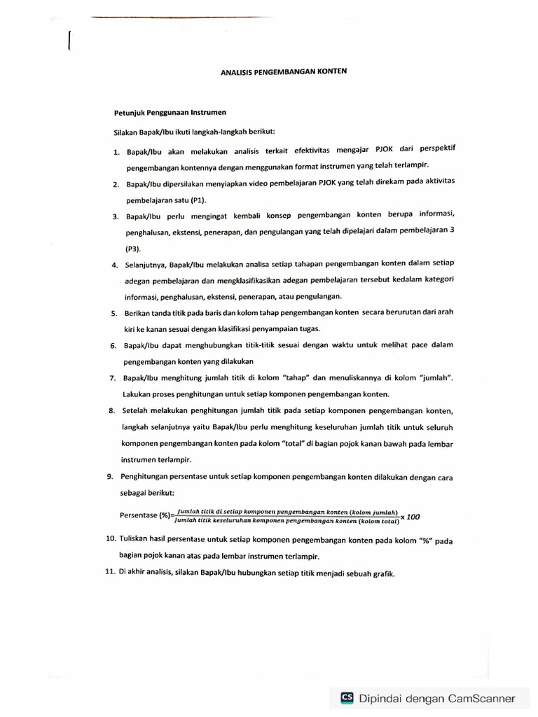 Eko BP - 2.1 LK 1-Analisis Pengembangan Konten | PDF