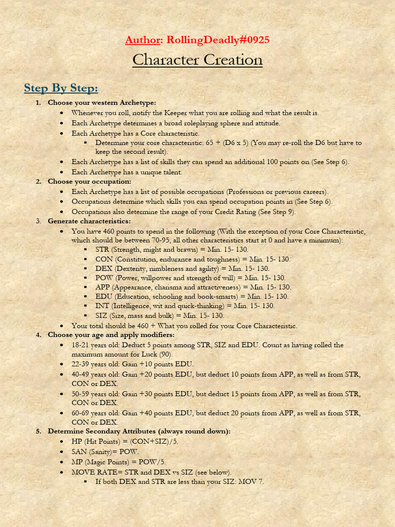 Western Character Creation | PDF | Intimidation | Casino