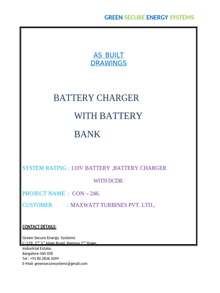 Battery Charger Panel | PDF | Mains Electricity | Battery Charger