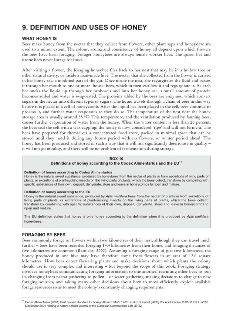 Honey Definition & Uses | PDF | Honey | Honey Bee
