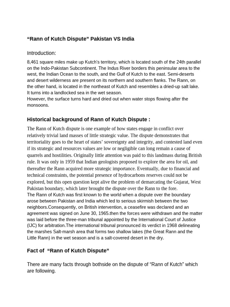 Rann of Kutch | PDF