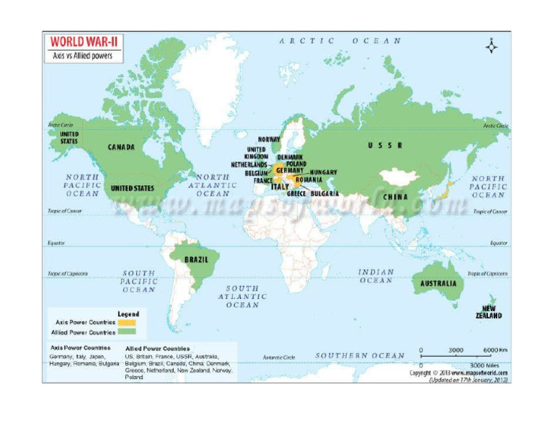 Allied Axis Map | PDF