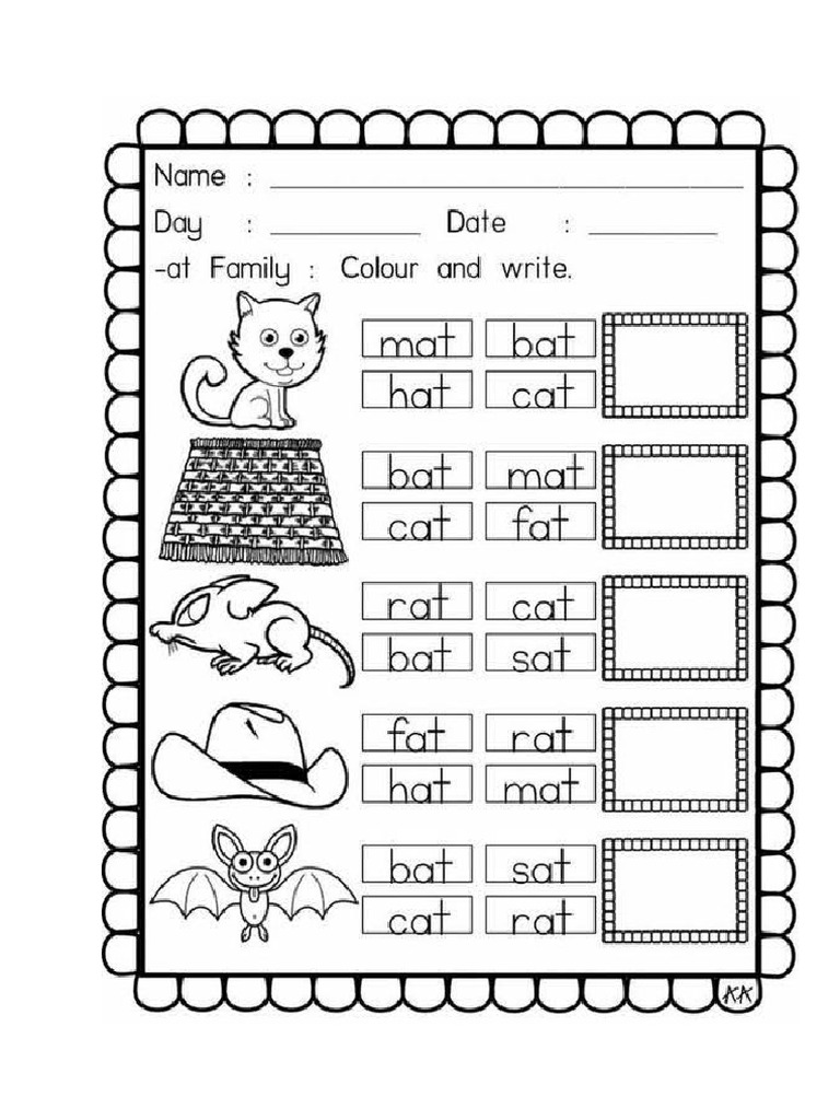 Fat Mat Cat Bat | PDF