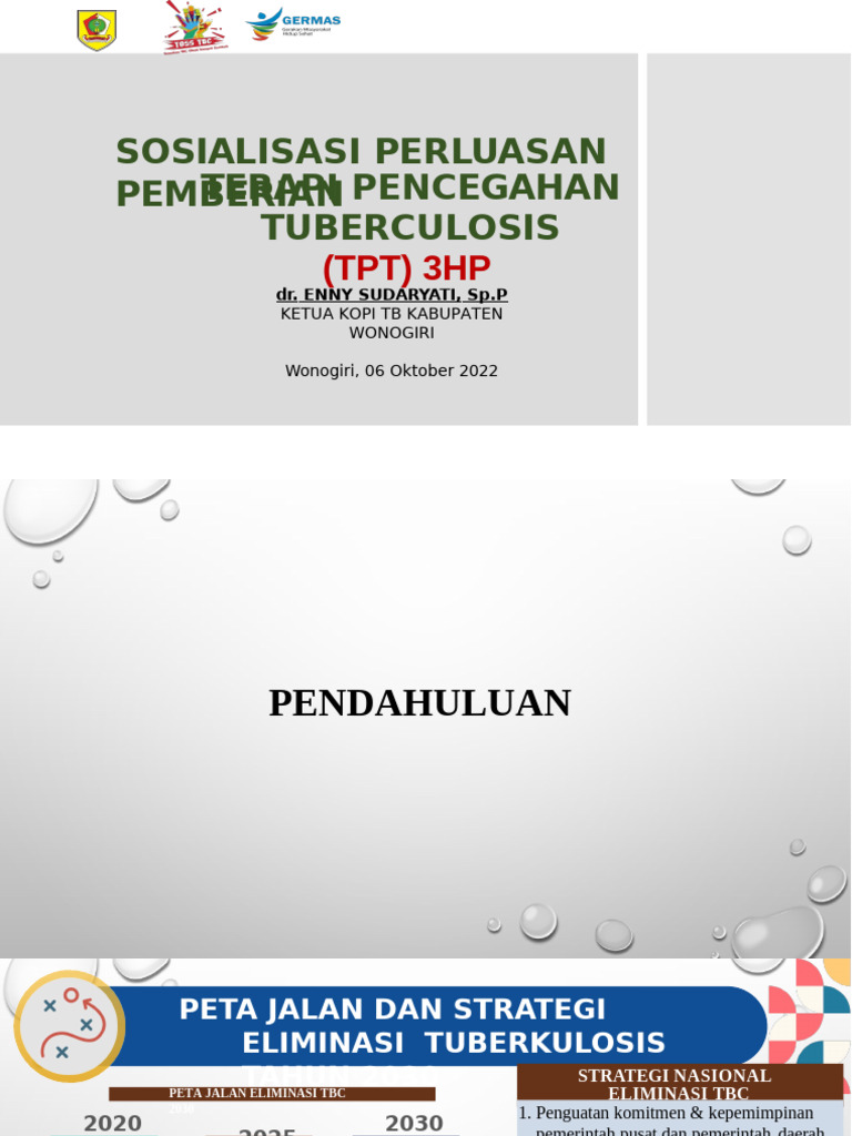 Terapi Pencegahan TBC TPT 3HP | PDF