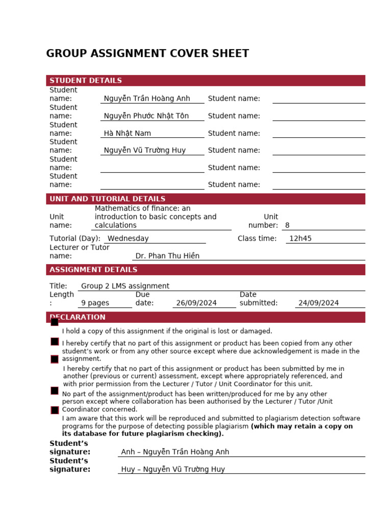 ASSIGNMENTS | PDF | Present Value | Compound Interest