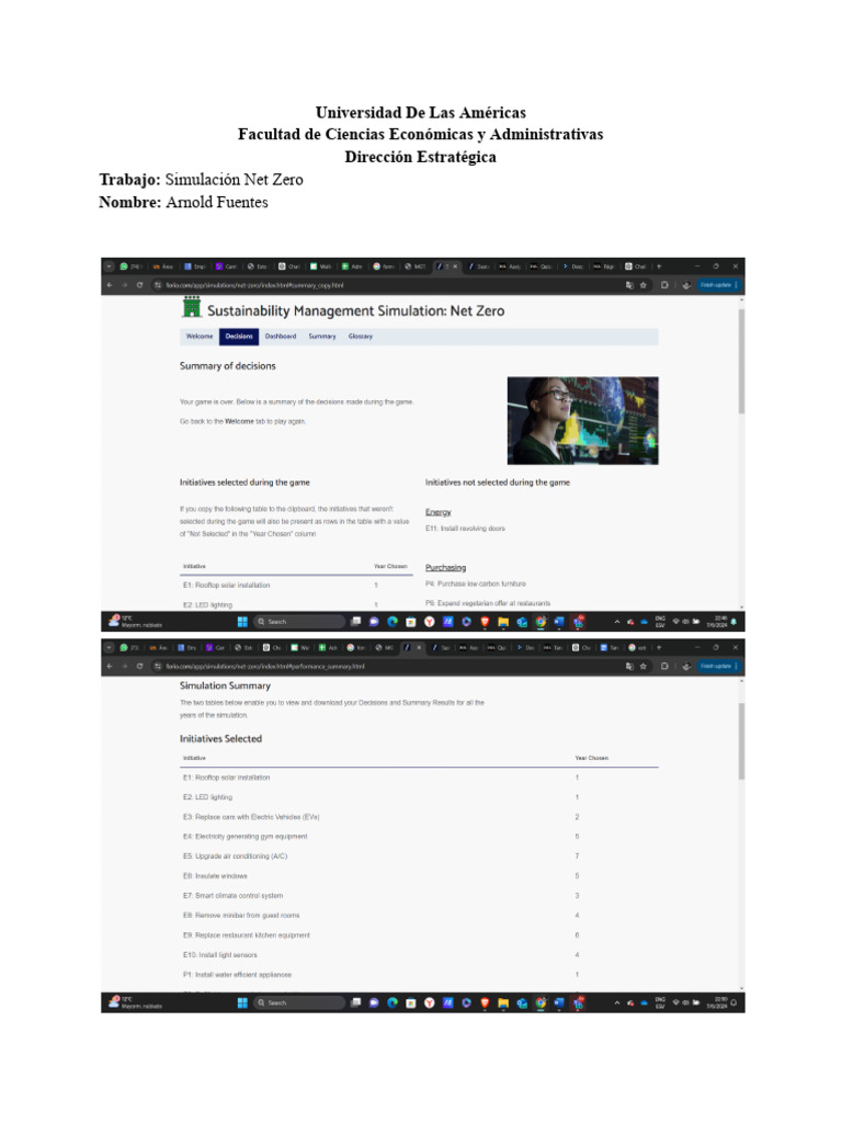 Tarea 3.2 - Simulación Net Zero | PDF