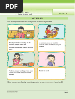 Class 4 Teeth and Their Structure Worksheet | PDF | Tooth | Tooth Enamel