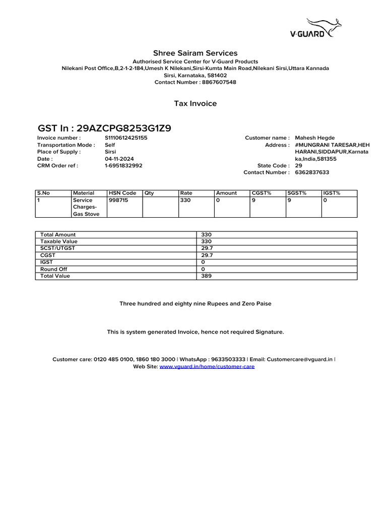 Invoice | PDF | Public Finance | Sales